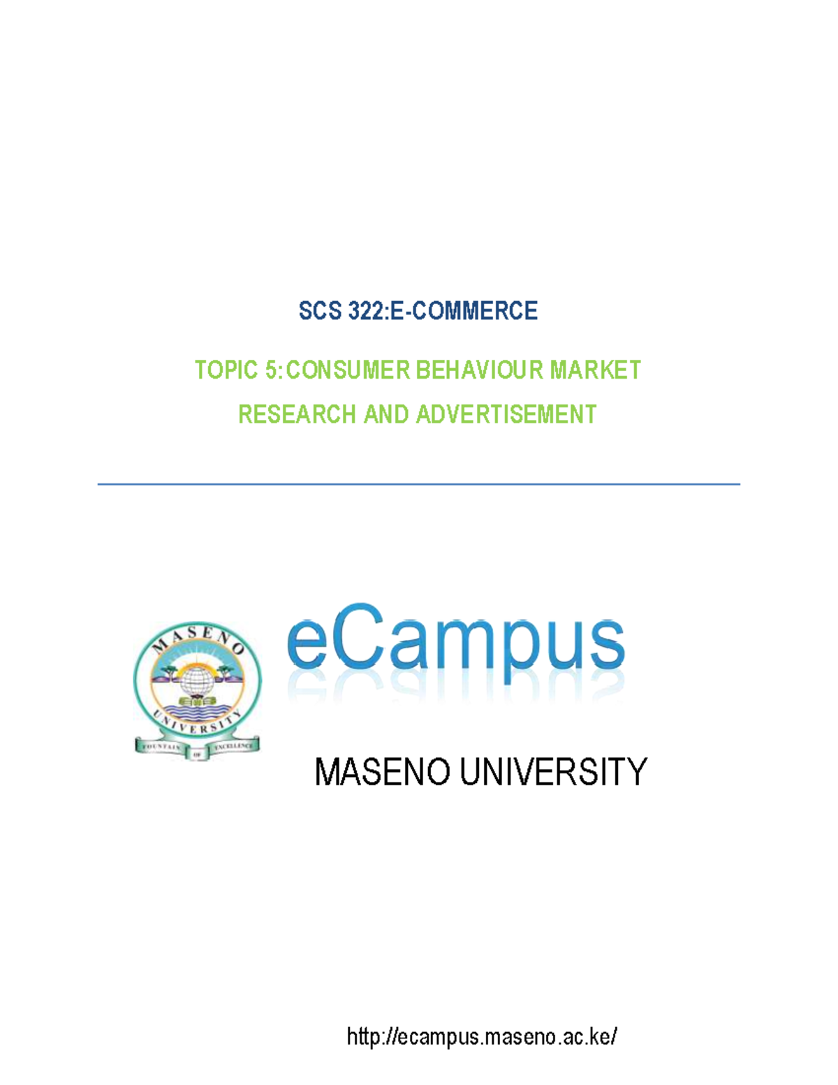 SCS Topic 5: Consumer Behavior, Market Research & Advertising Notes ...