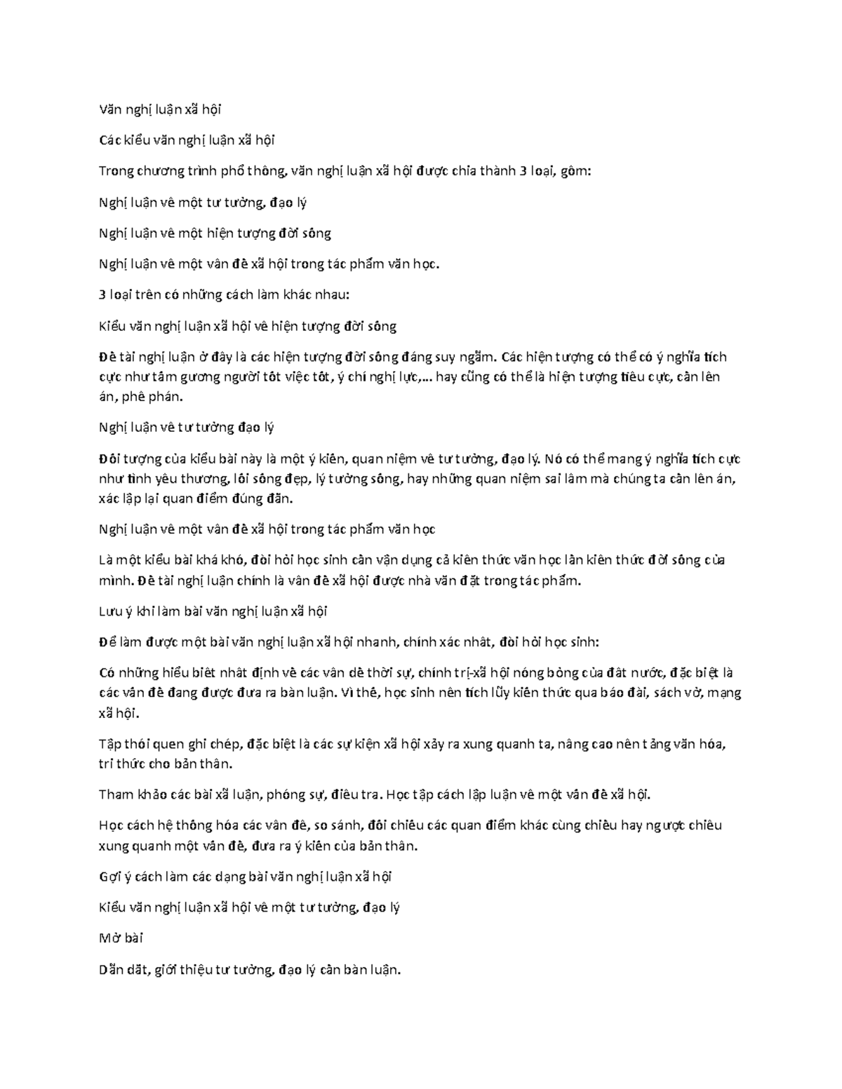 W.07 - HGJB - Văn ngh lu n xã h iịậộ Các ki u văn ngh lu n xã h iểịậộ ...