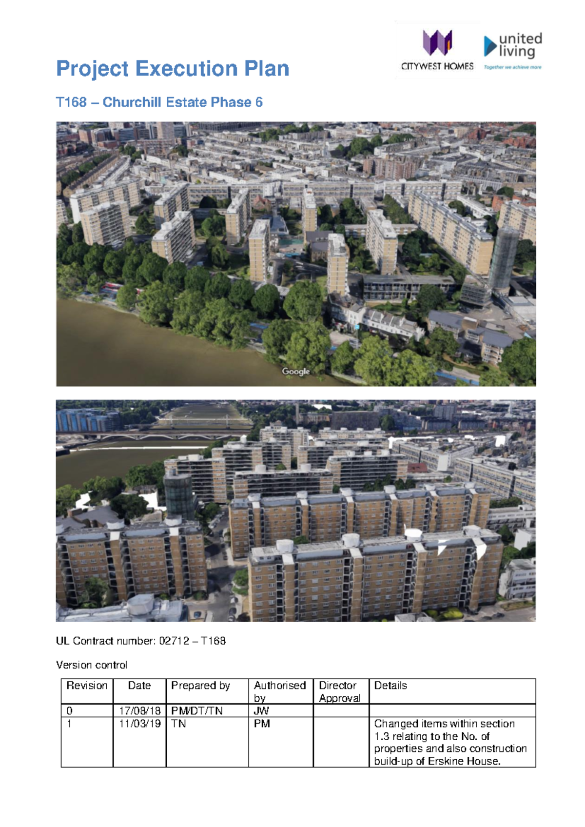 Project Execution Plan T168: Major Works for Churchill Gardens Phase 6 ...