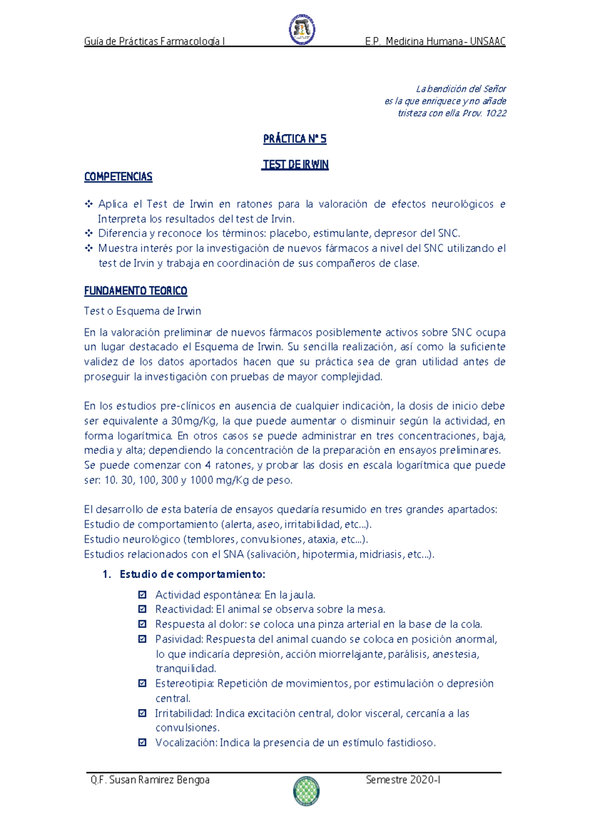 Test de irwin - mh - Warning: TT: undefined function: 32 La bendición ...