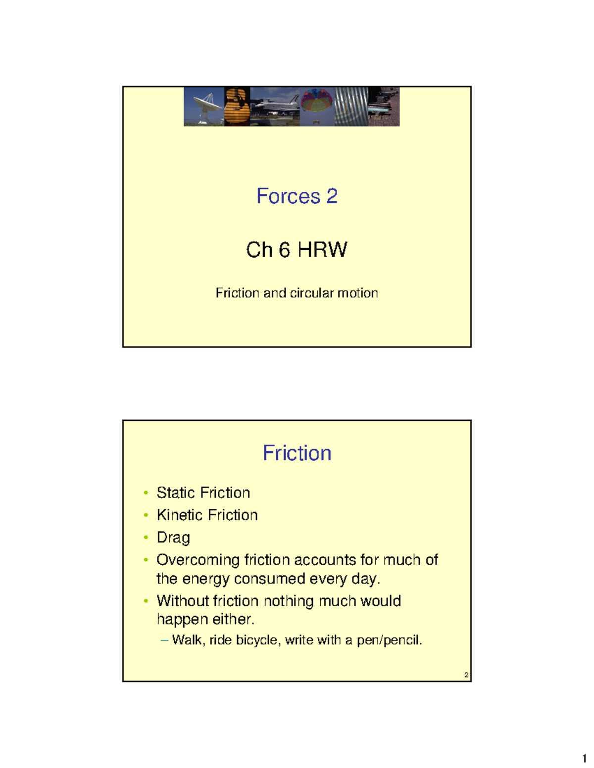 Forces 2: Chapter 6 - Friction and Circular Motion Concepts - Studocu