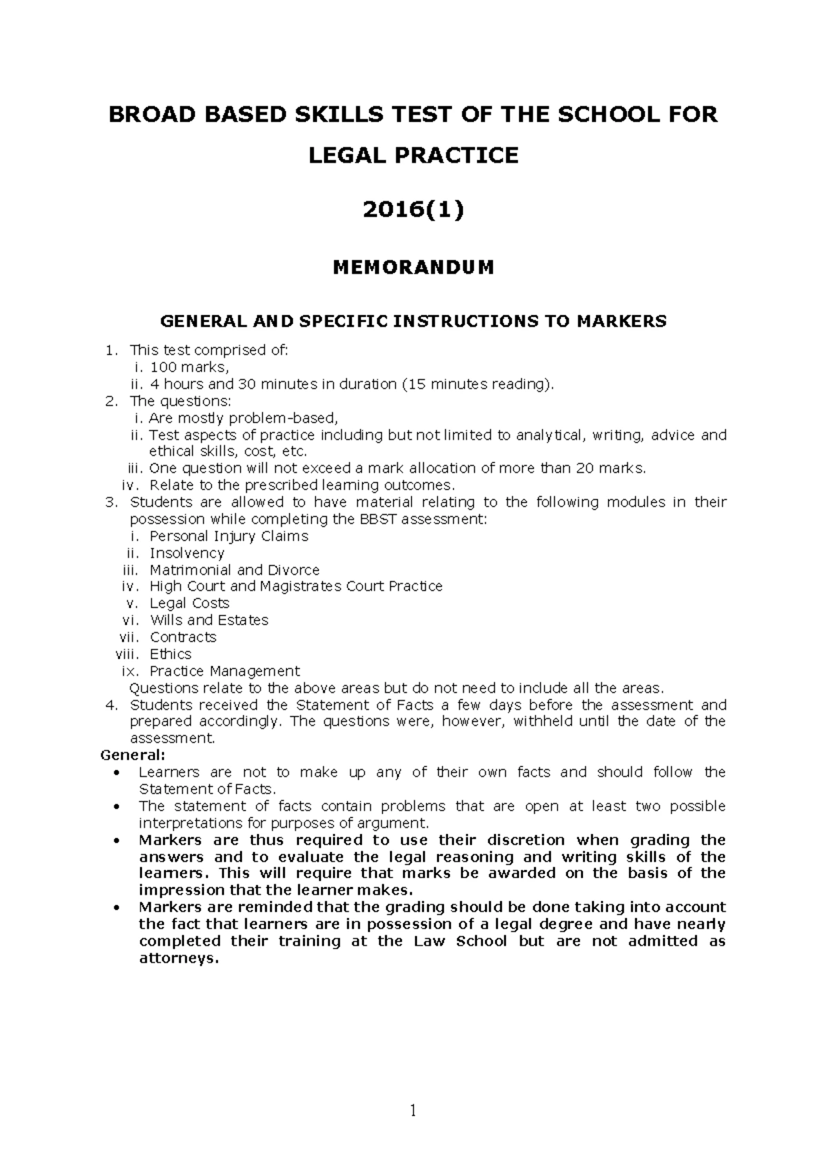 Syllabus-2024 Competency Based Examination FOR Admission AS AN Attorney ...