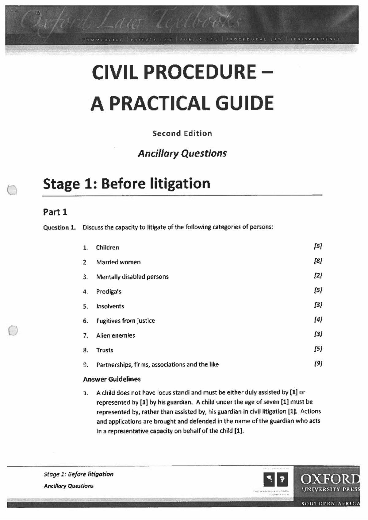 Civil Procedure Litigation Overview and Key Insights - Studocu