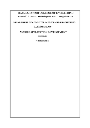 Big Data Analytics 18CS72 - 7th sem CSE NOTES - Studocu