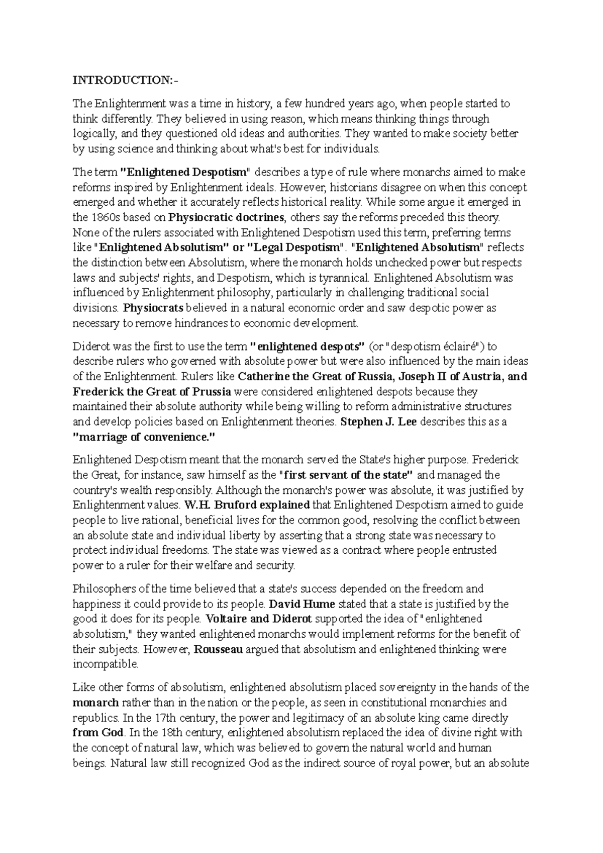 Enlightened Despotism: The Reforms of European Monarchs in History ...