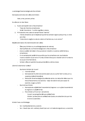Max Scheler’s Hierarchy of Values - SAINT JOSEPH COLLEGE OF SINDANGAN ...