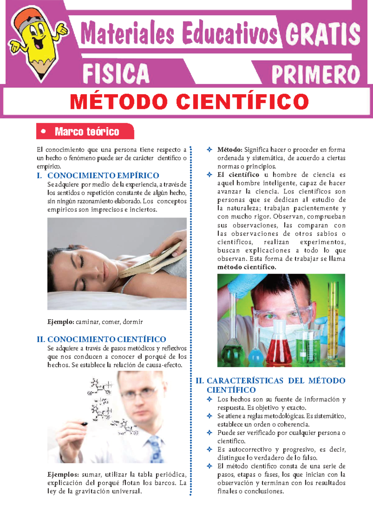 MÉTODO CIENTÍFICO: Conocimiento Empírico y Científico - Document 2 ...