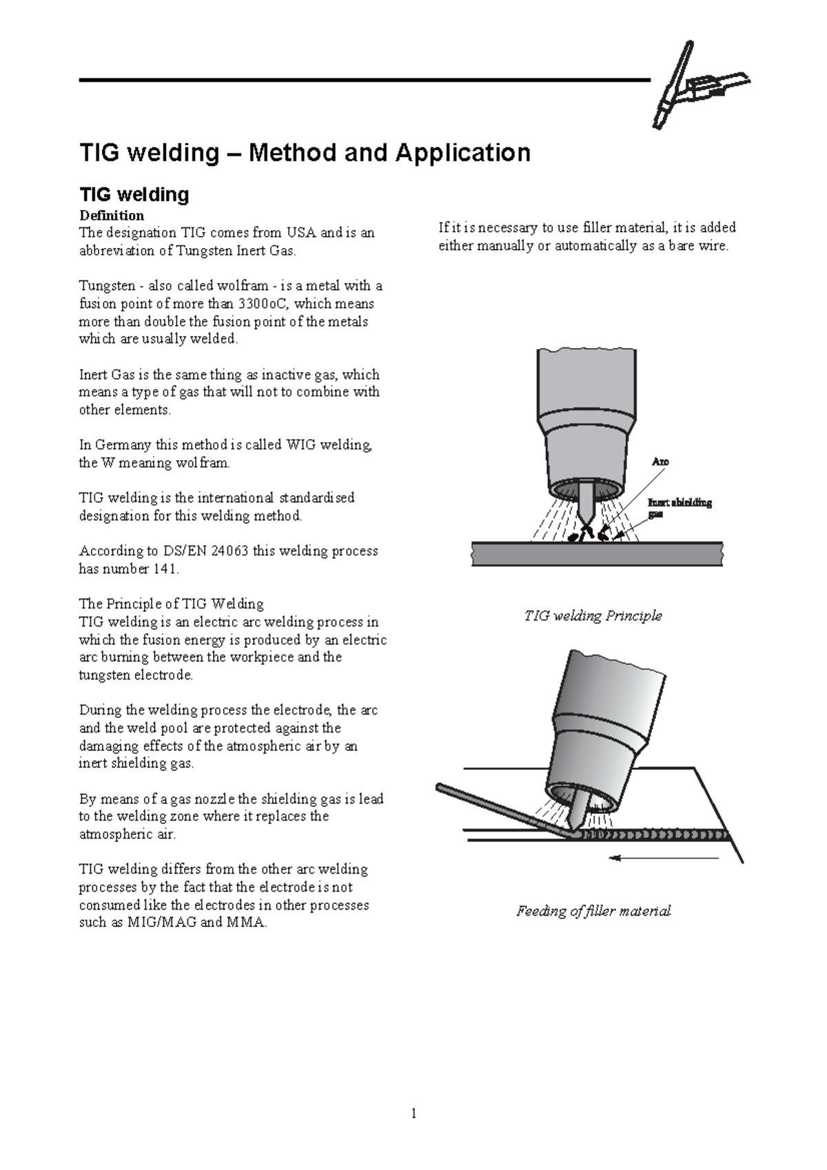 8. TIG Welding: Method, Principles, and Equipment Overview - Studocu