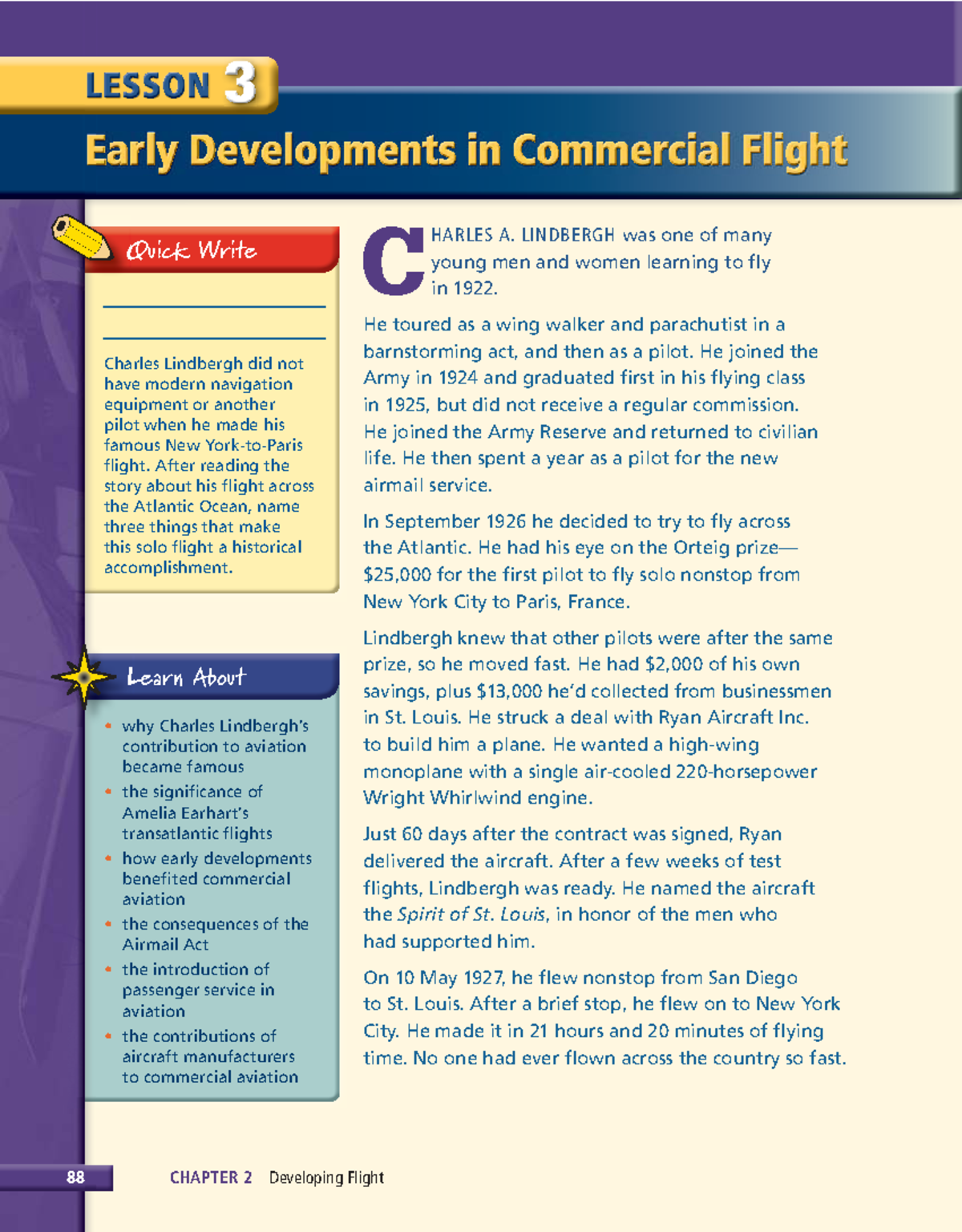 Aerospace Science 100: Lesson 3 - Early Developments in Commercial ...