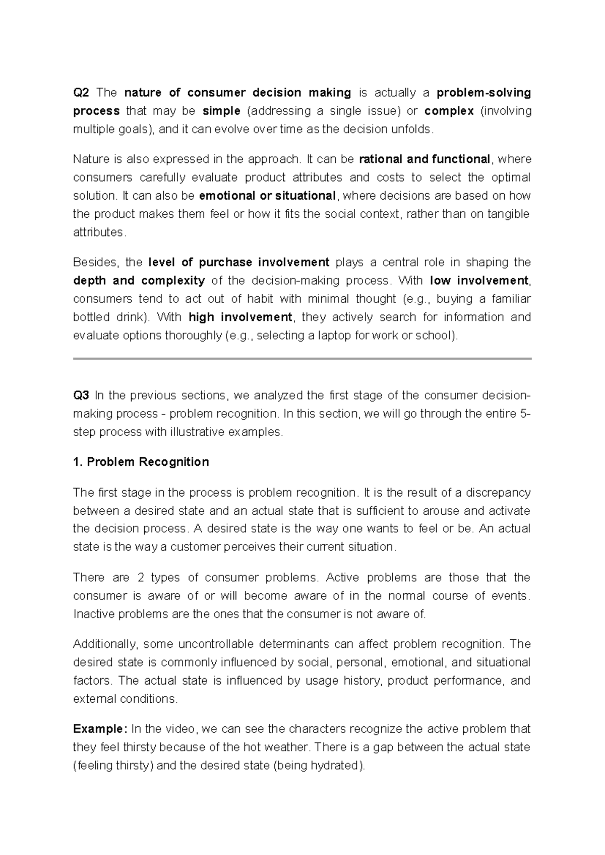 CB Theory: Understanding the Consumer Decision-Making Process - Studocu