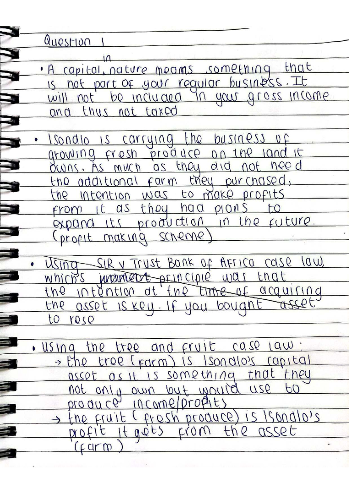 Capital vs Revenue: Understanding Asset Nature in Taxation - Studocu