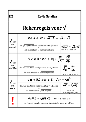 [Solved] formule van de omtrek van een ruit - Wiskunde - Studocu