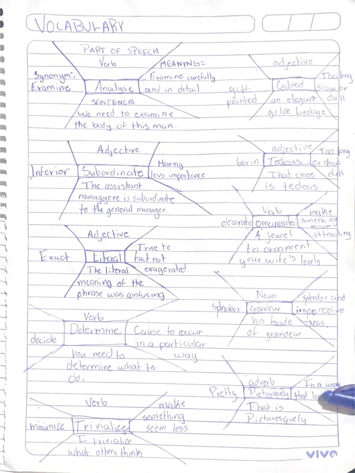Vocabulary Study: Parts of Speech & Synonyms (Course Code) - Studocu