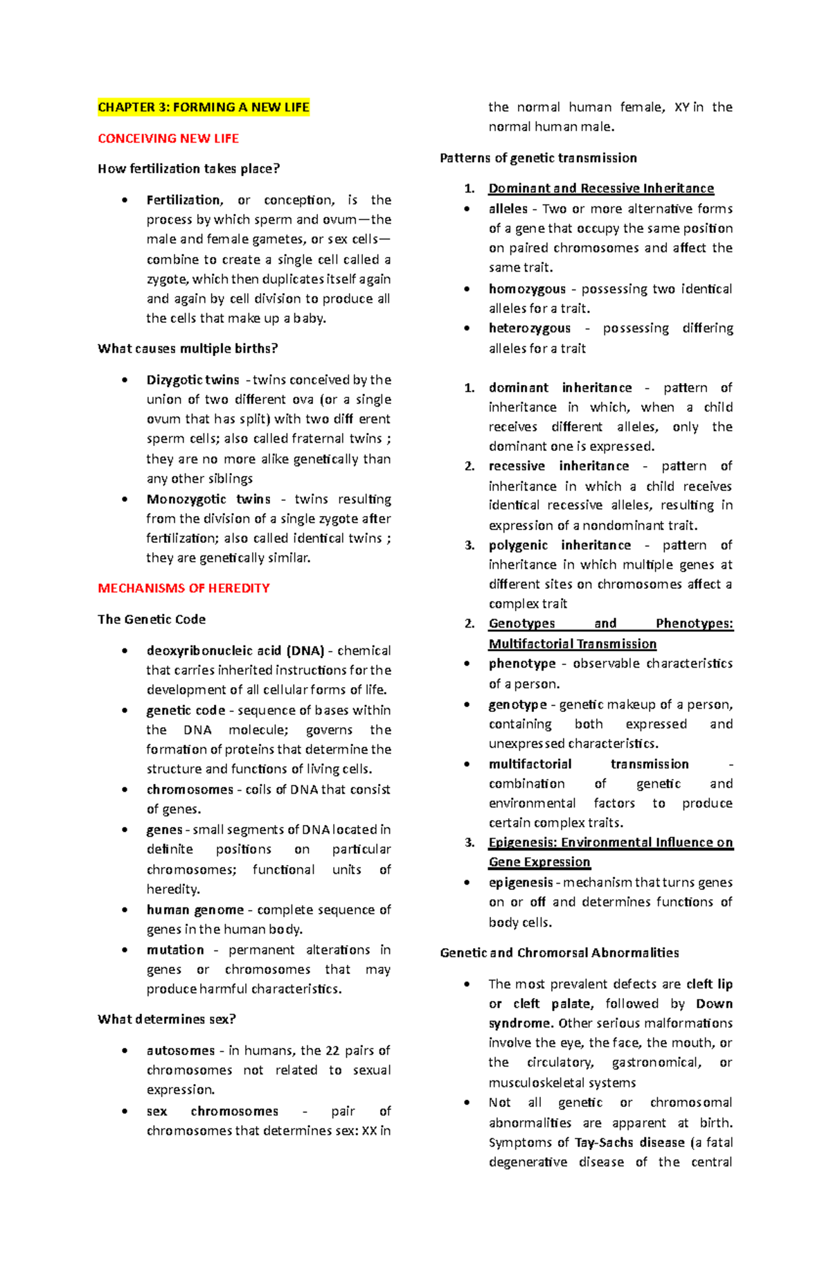 CHAPTER 3-6 SUMMARY: KEY CONCEPTS IN DEVELOPMENTAL PSYCHOLOGY - Studocu