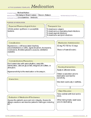 Humalog - ATI - ACTIVE LEARNING TEMPLATES THERAPEUTIC PROCEDURE A ...