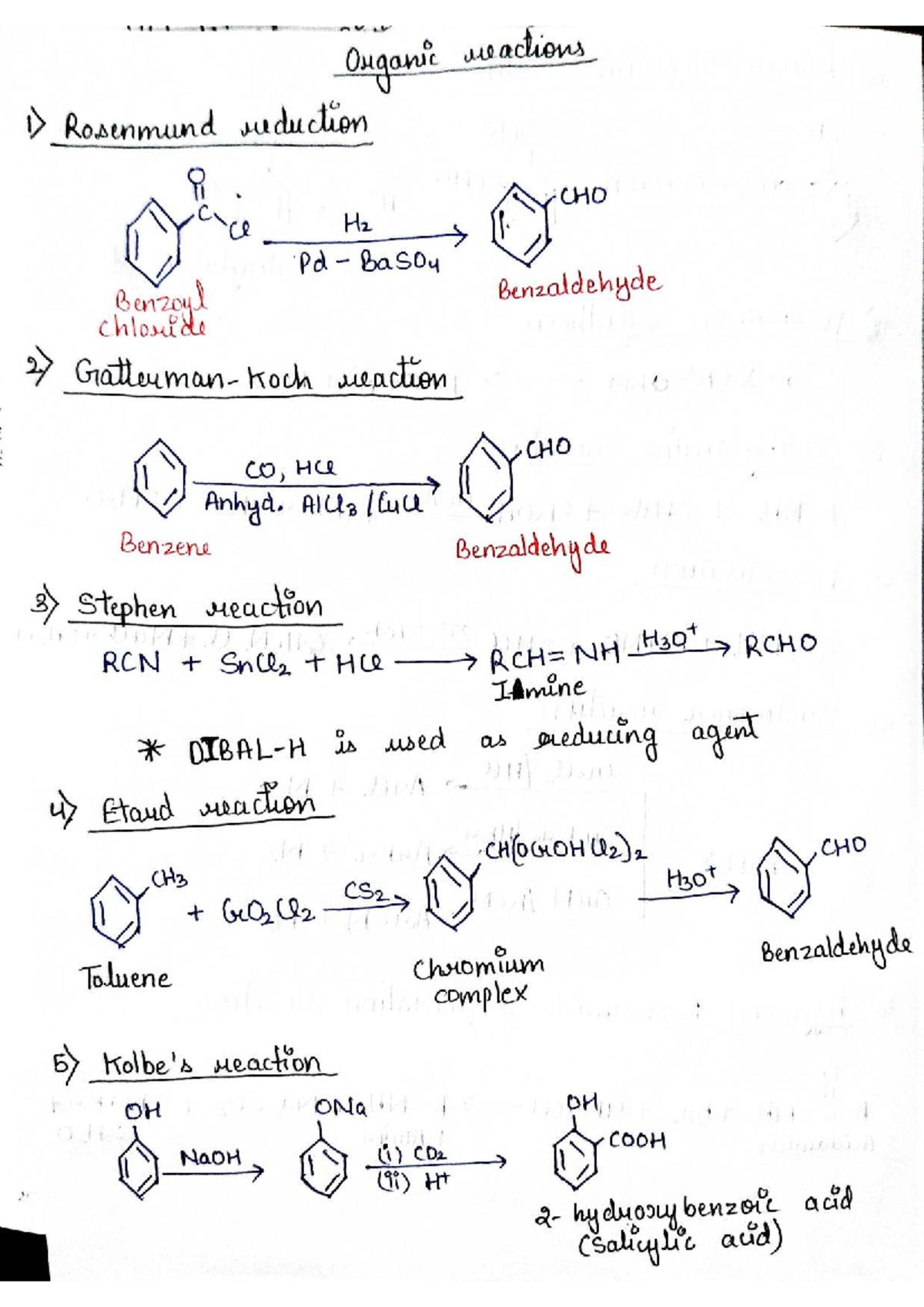 Organic Name Reactions: Key Mechanisms and Processes in Organic ...