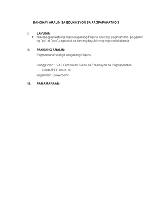 Lesson Plan Rotation and Revolution - - Studocu