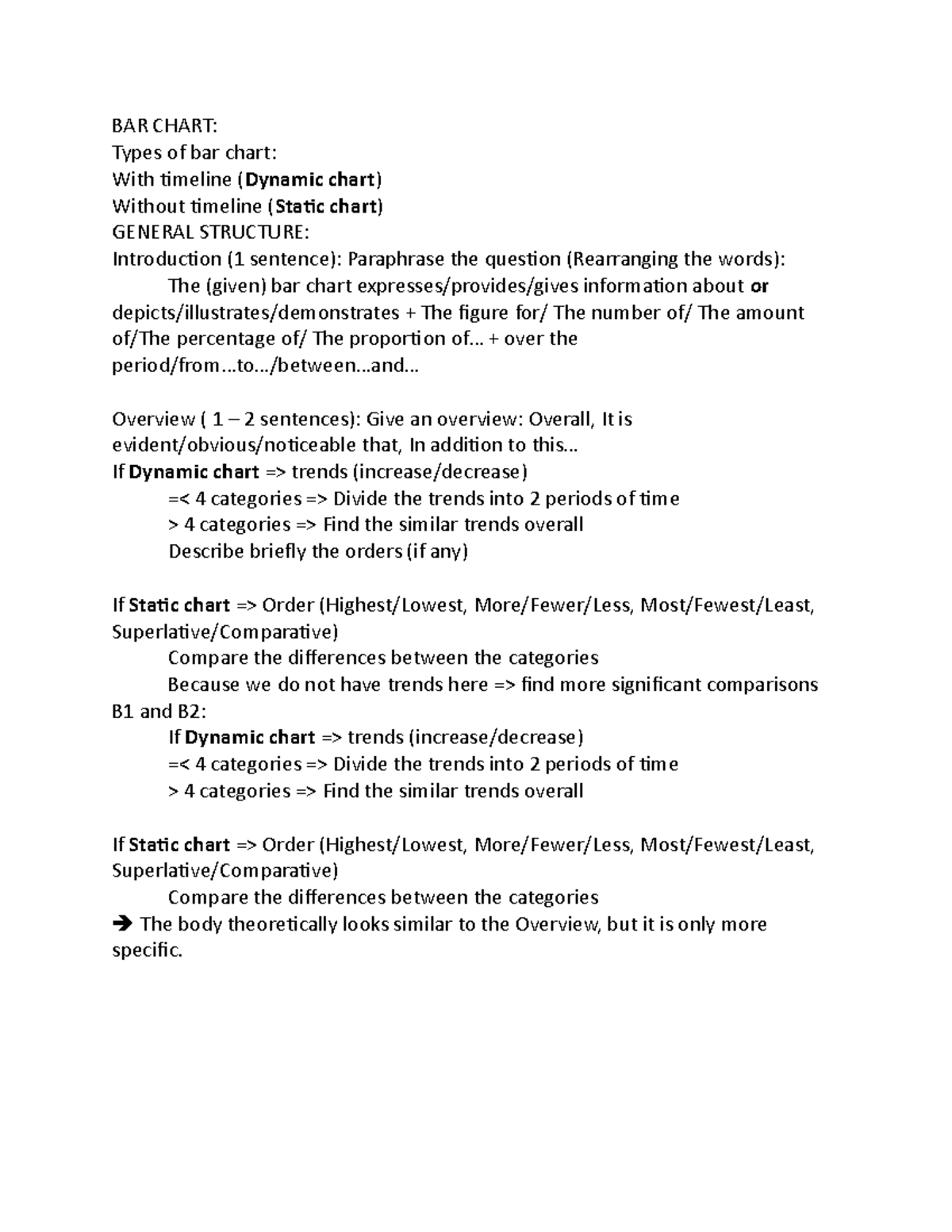 BAR CHART: Types, Structure, and Analysis Techniques - Studocu