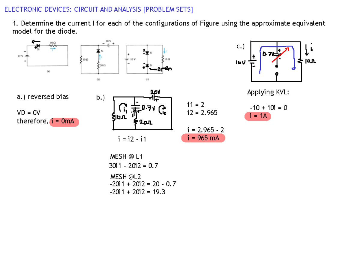 ACEE 2 Series AND Series- Parallel Confg annotated - ELECTRONIC DEVICES: CIRCUIT AND ANALYSIS ...