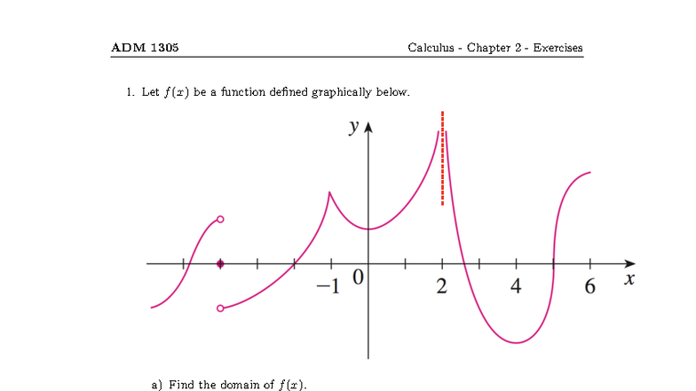 ADM 1305 Calculus Chapter 2 Exercise Solutions and Analysis - Studocu