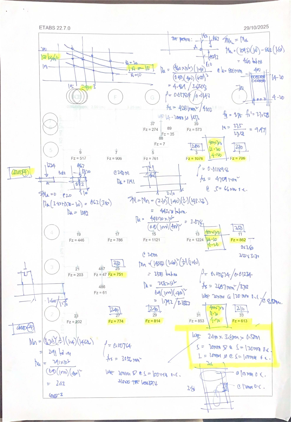 ETABS 22.7.0 Foundation Analysis and Design Notes - Studocu