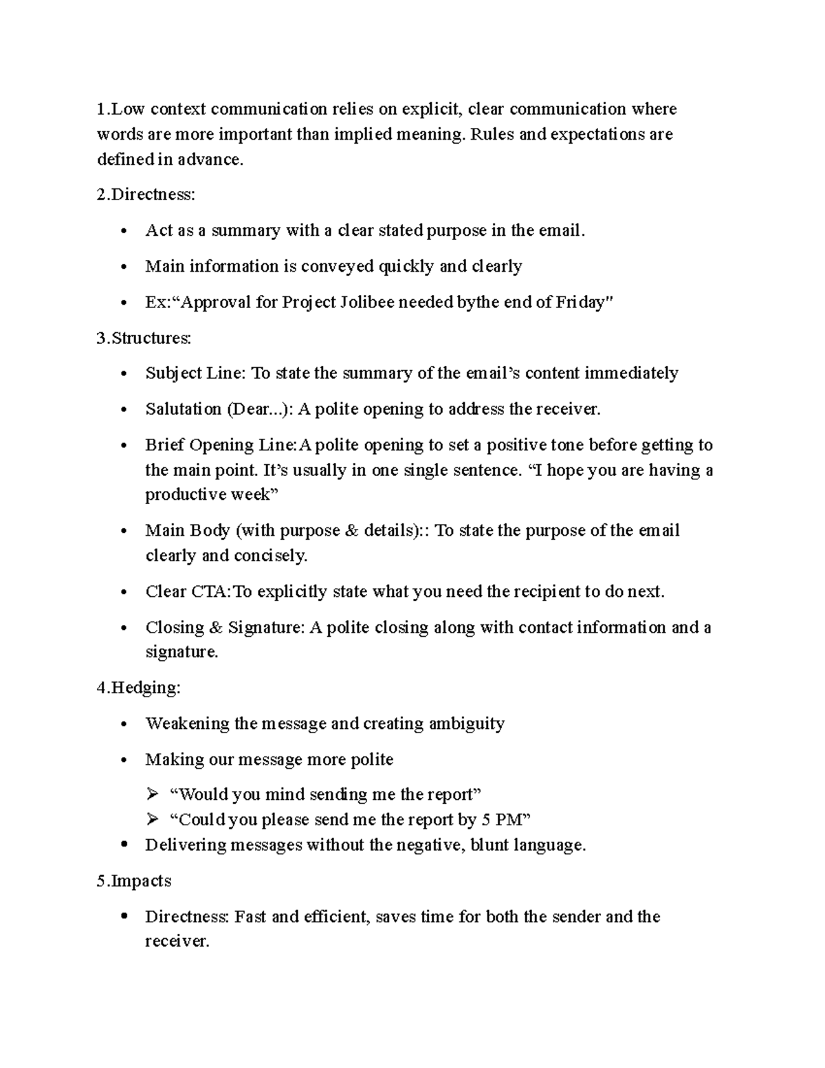 PPT on Low Context Communication: Key Principles & Practices - Studocu