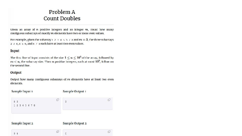 Sliding Window Algorithm: Count Even Numbers in Java - Studocu