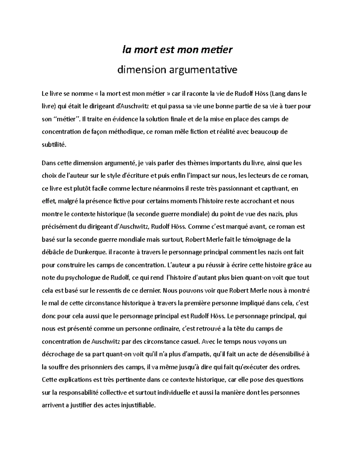 Analyse du "Discours sur la misère" de Victor Hugo (1849) - Studocu