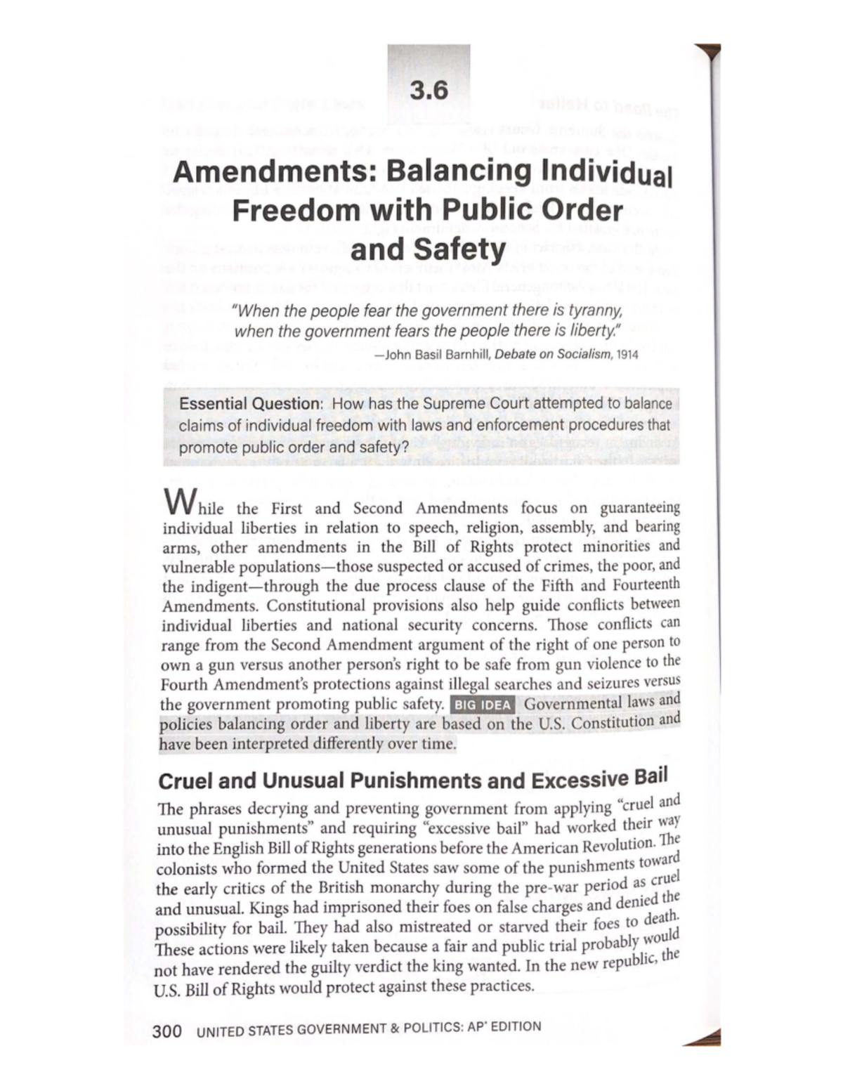 3.6 - Balancing Individual Freedom and Public Safety in the U.S. - Studocu