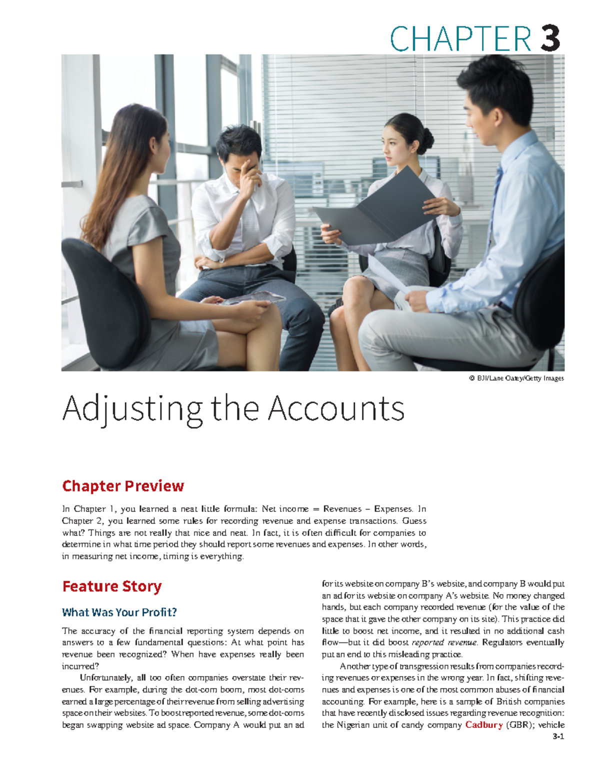 Chapter 03 - Adjusting the Accounts and Financial Reporting Principles - Studocu