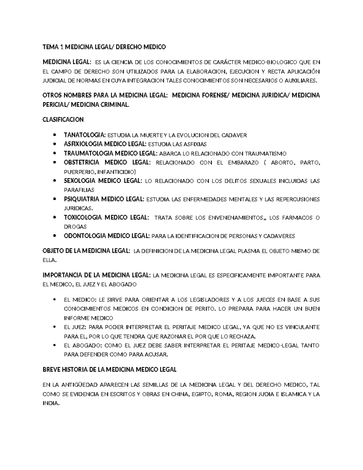 Medicina Legal - Tanatología Forense: Causas y Tipos de Muerte - Studocu