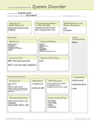 ATI System Disorder Template COPD - ACTIVE LEARNING TEMPLATES ...