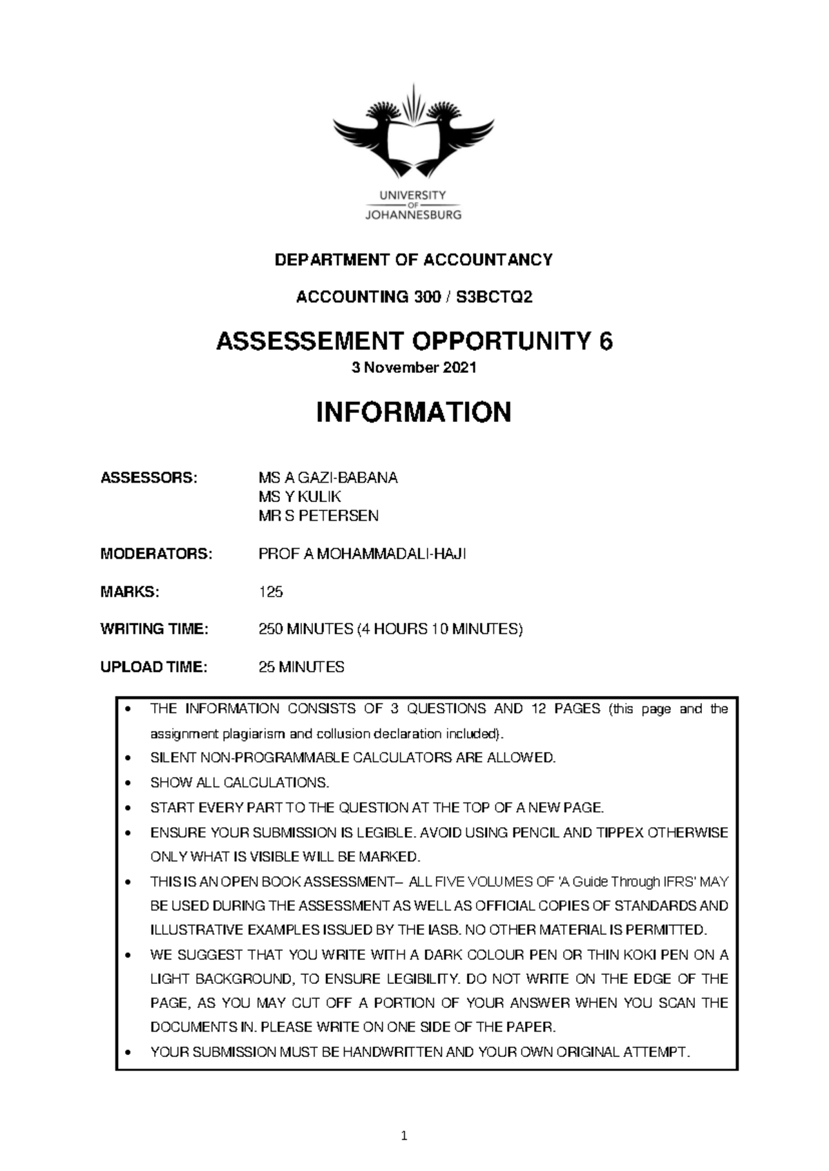 2021 ACC300 S3BCTQ2 AO6 ( Information and Required) - DEPARTMENT OF ...
