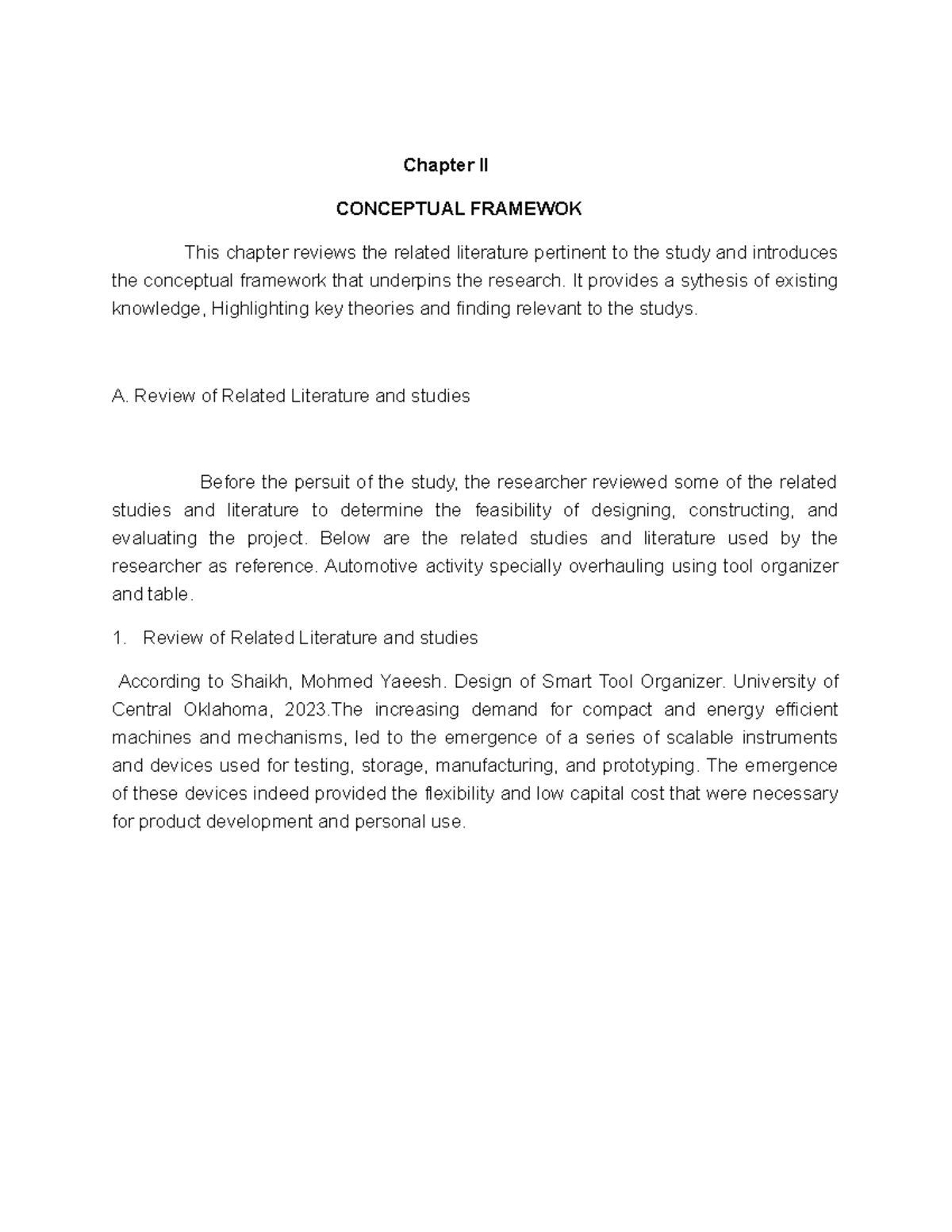 Chapter 2 - Conceptual Framework Review (HGD) - Studocu