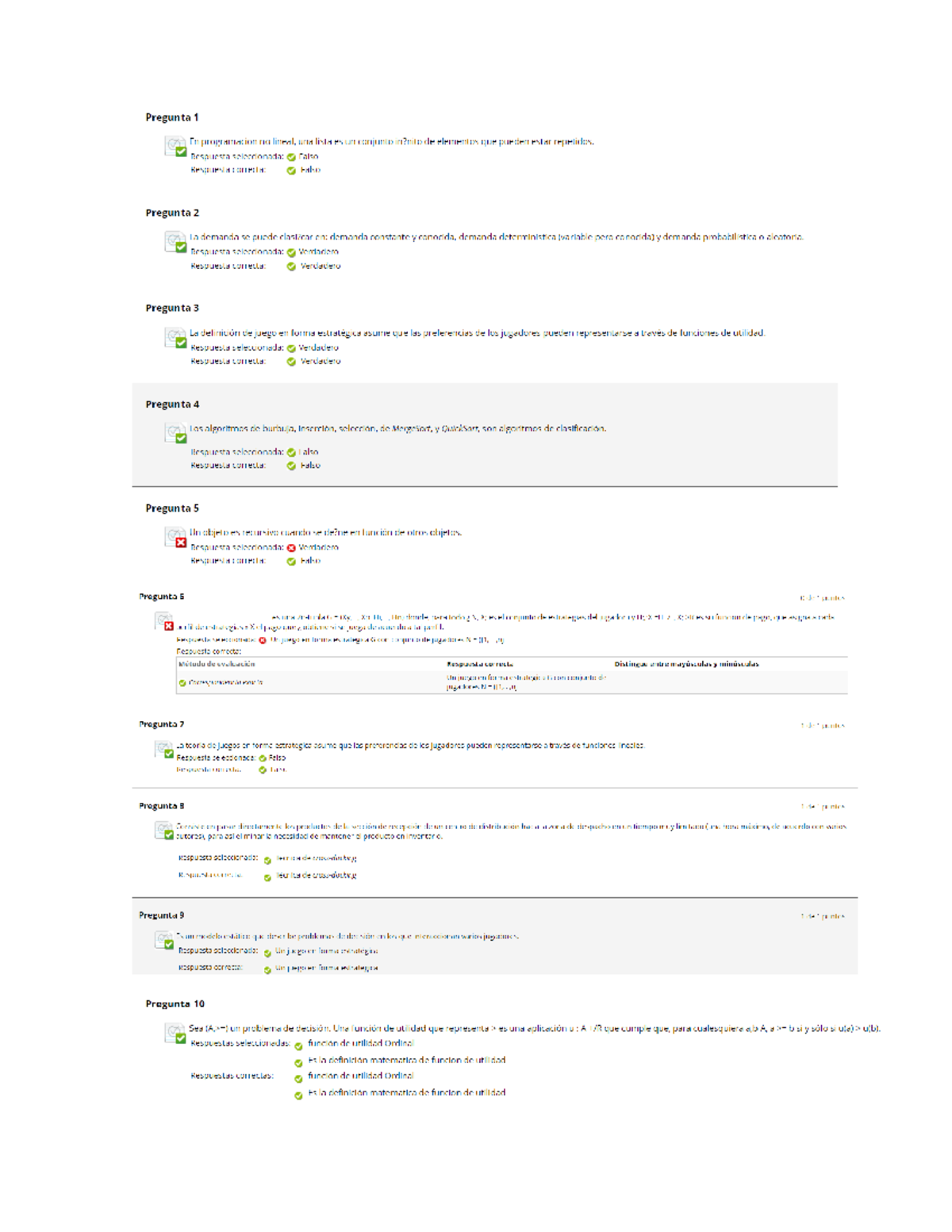 Actividad 12 Automatizada - Preguntas y Respuestas de Programación No Lineal - Studocu
