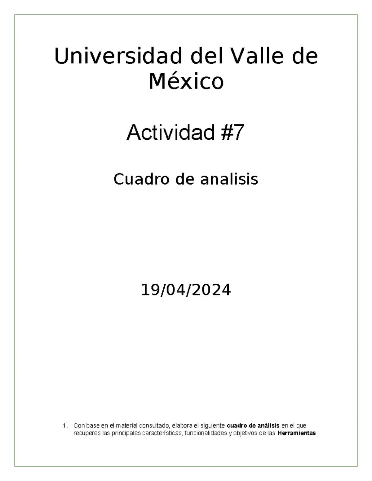 Actividad 1: Cuadro Comparativo de Métodos de Desarrollo de Software - Studocu
