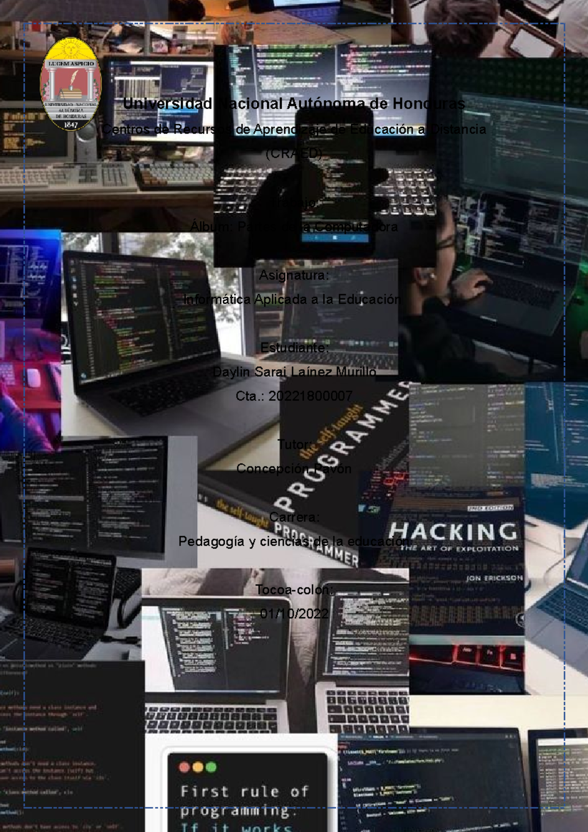Álbum de Instrumentos de Tecnología - Informática AE 2022 - Studocu