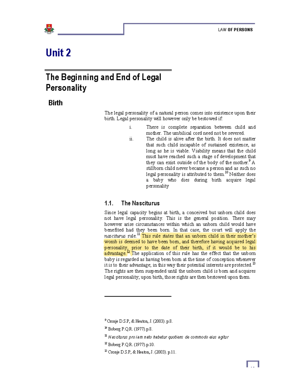 TSAR referencing style for first year students serving as a guideline ...