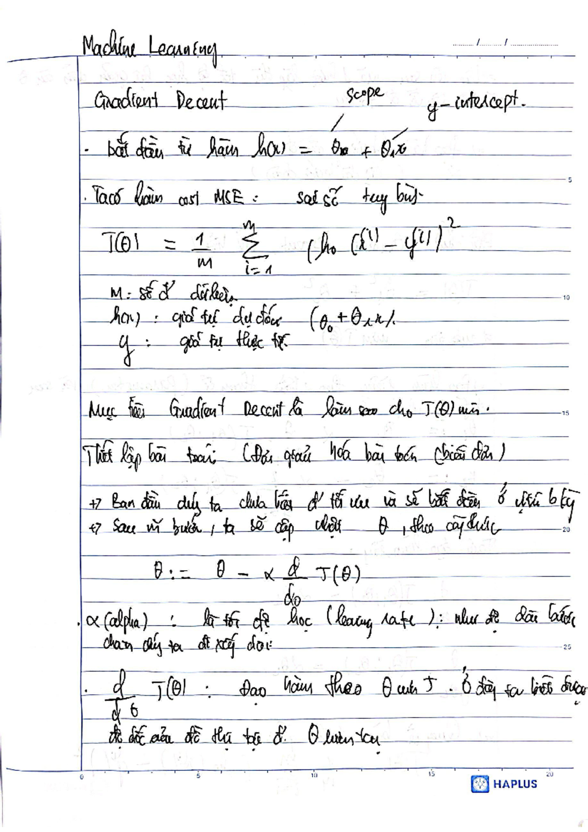 Machine Learning (ML) Gradient Descent Overview and Techniques - Studocu