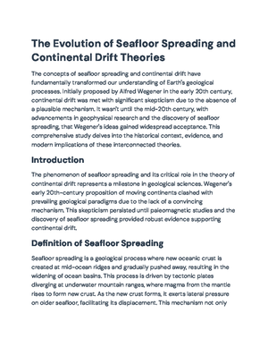 Seafloor Spreading Analysis at the Afar Triple Junction: Geological ...