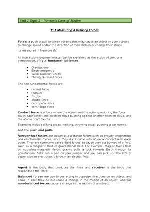 [Solved] Unit 1 and 2 physics exam QCE - Physics - Studocu