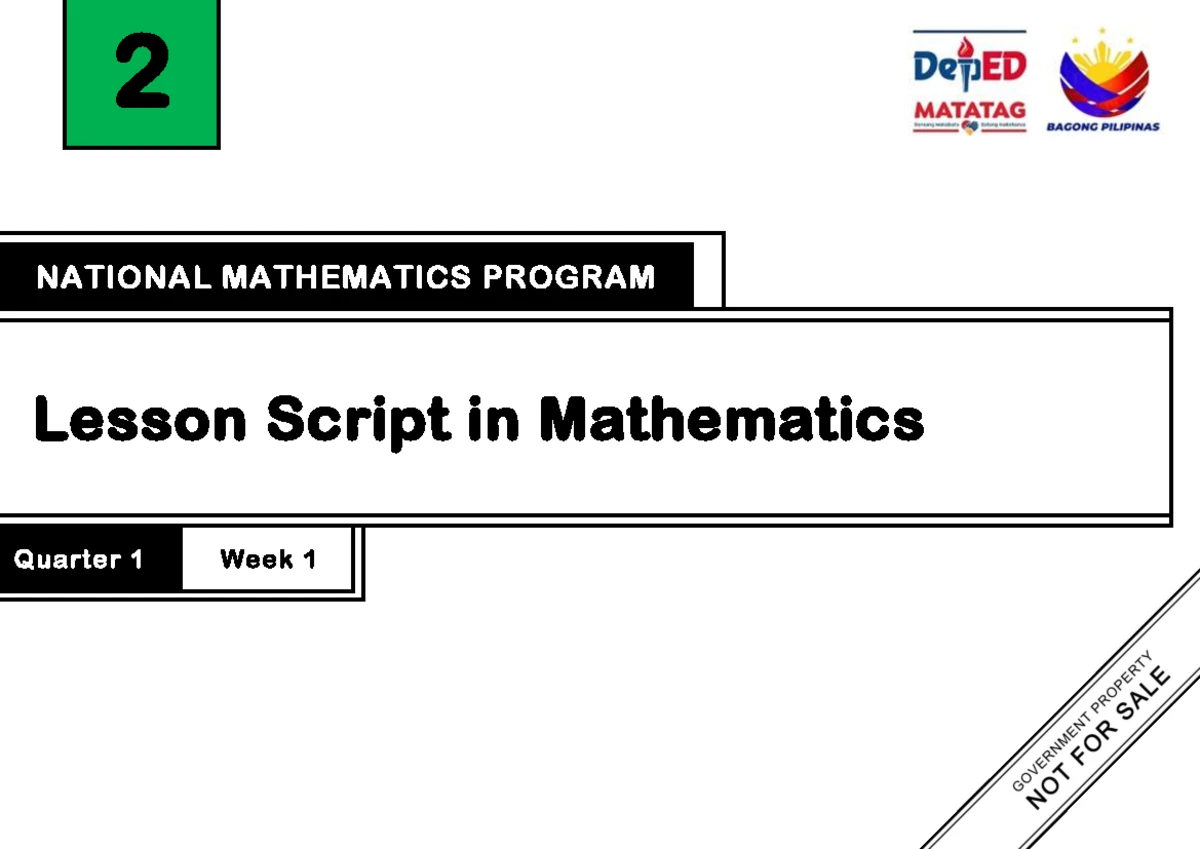 CO-2024-LS-Grade 2-NMP Q1 Week 1 Day 2 Lesson Plan - Studocu