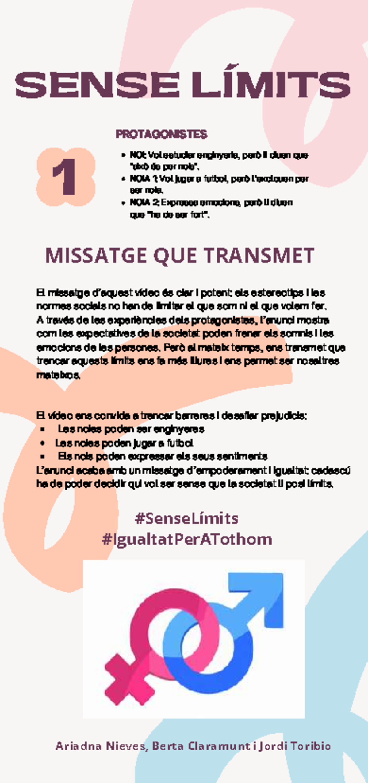 Sense Límits: Exercici sobre Estereotips i Normes Socials - Studocu