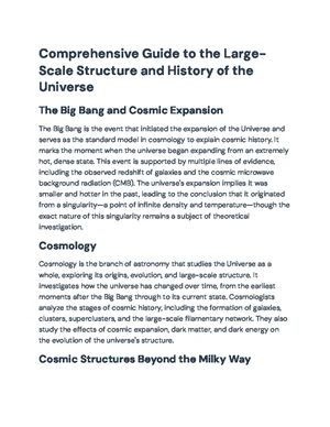 Big Bang Theory - Study Notes & Assignments - Studocu