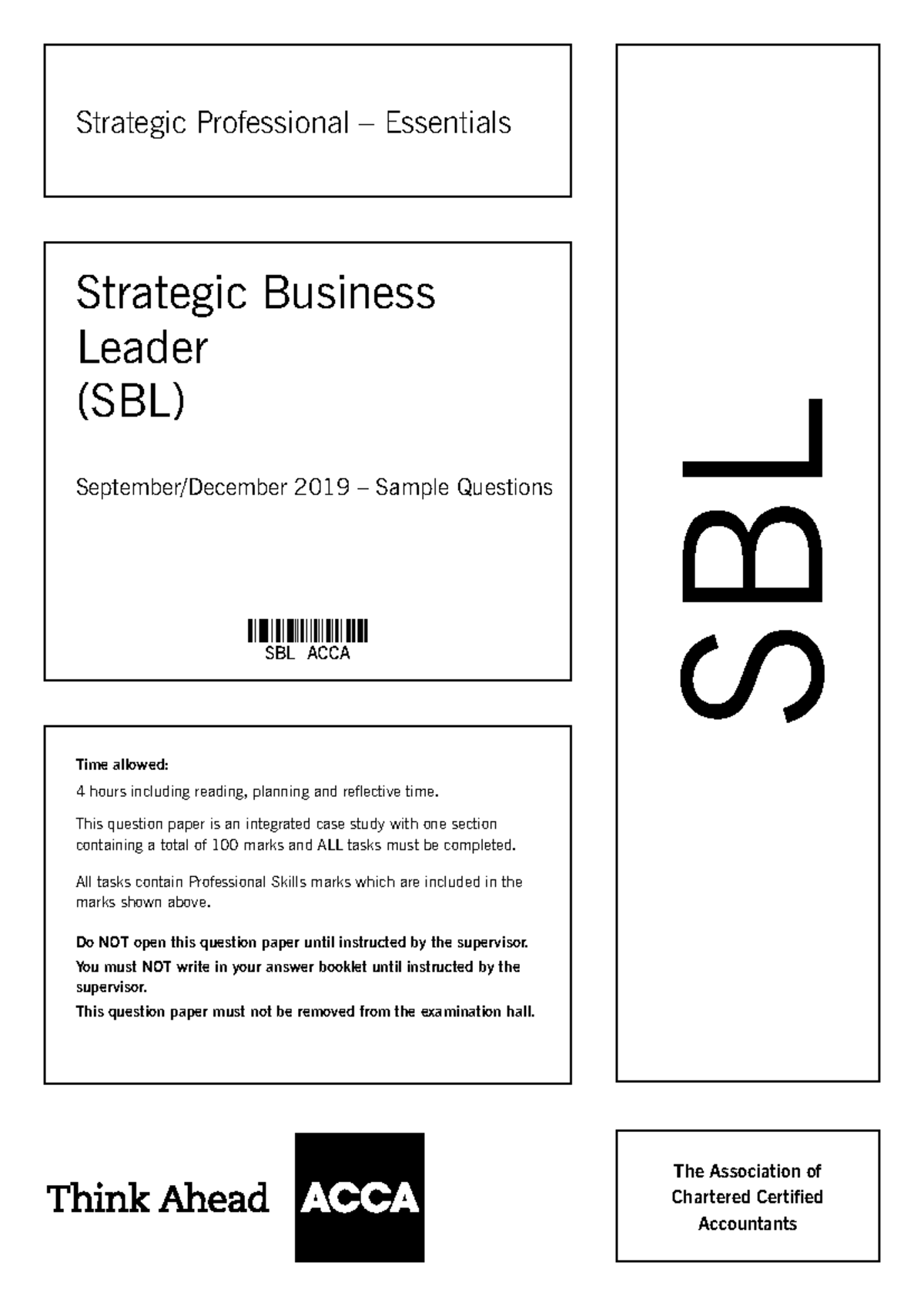 SD19 SBL Integrated Case Study Questions for Dulce Co. - Studocu