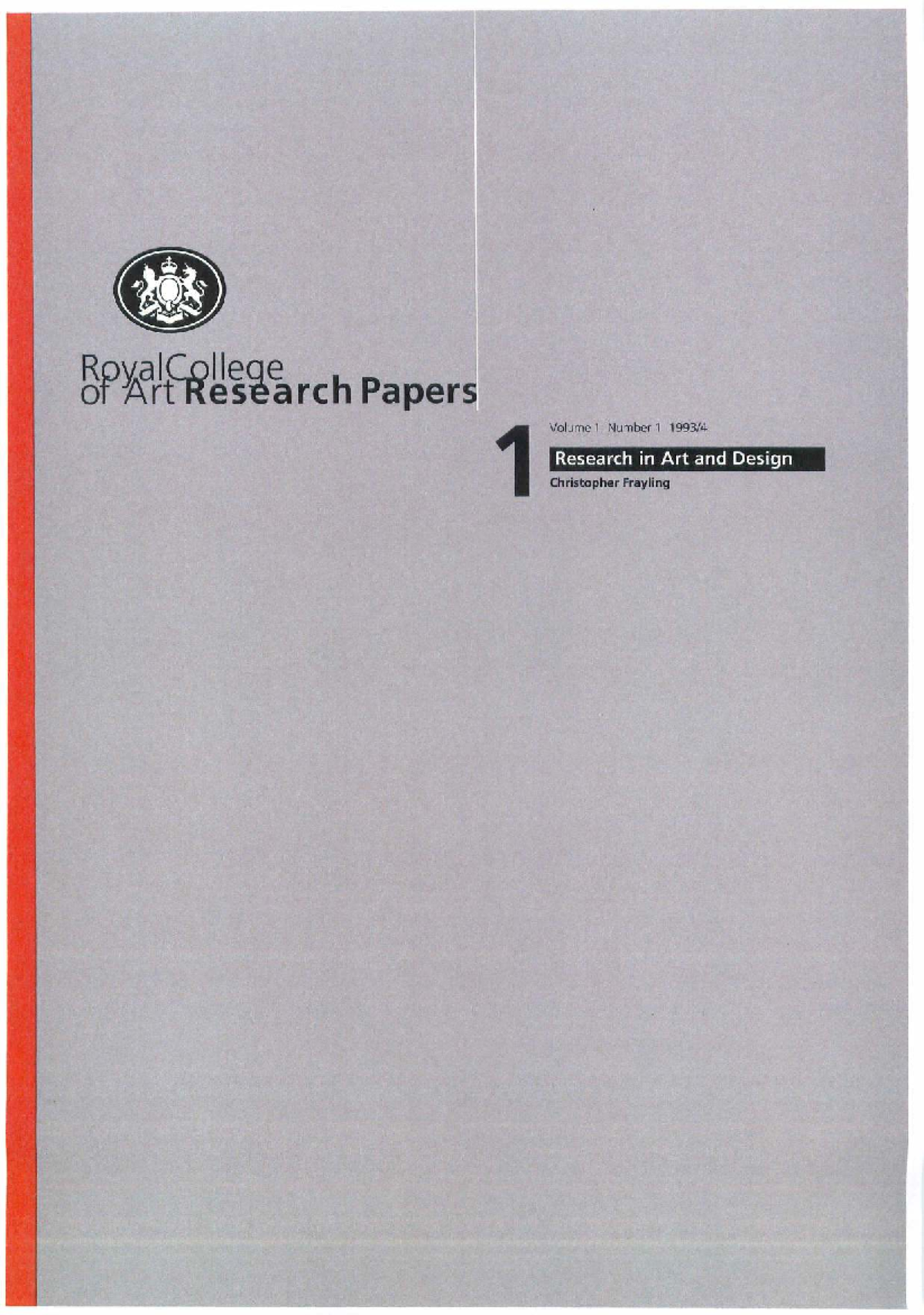 Research in Art and Design: Insights from Christopher Frayling - Studocu