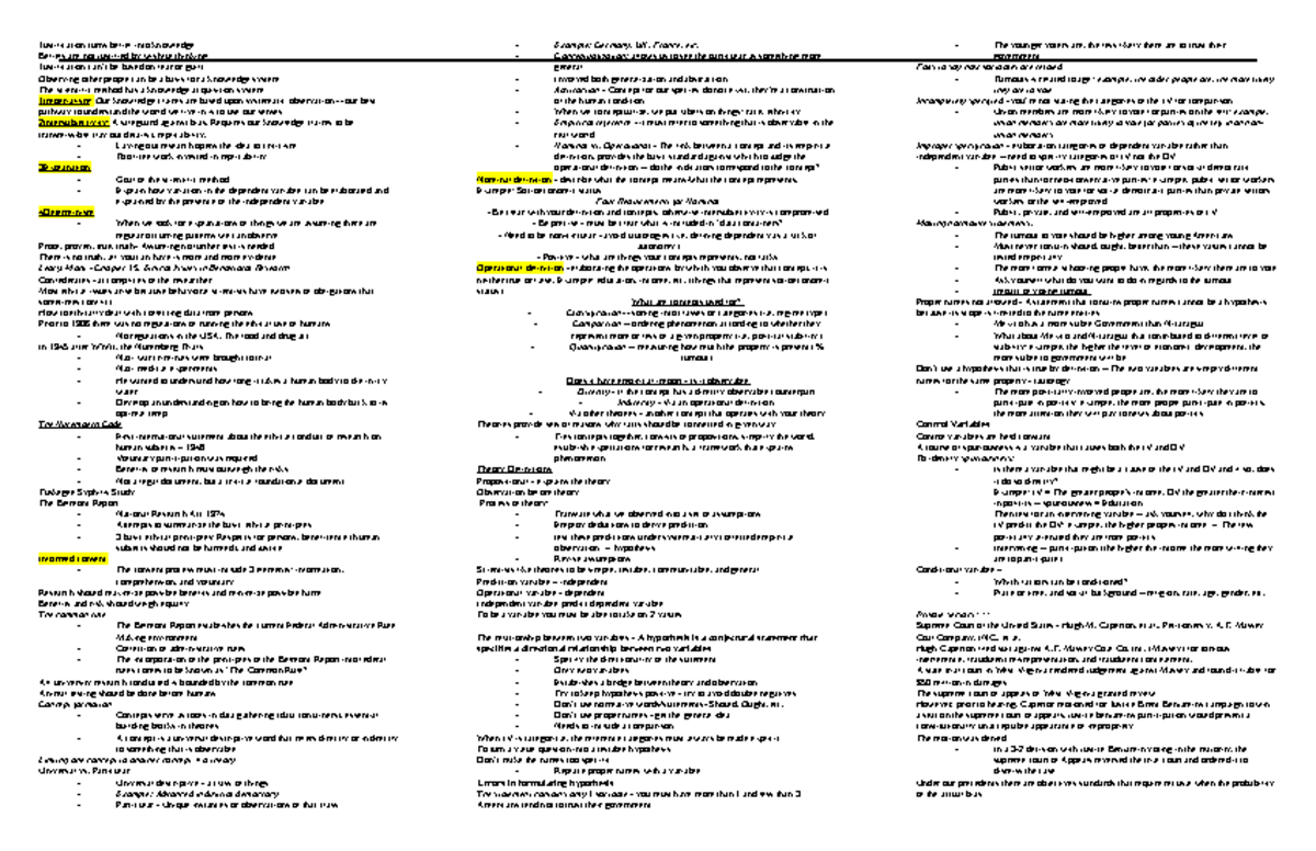 Exam 1 cheat sheet - Exam notes - Justification turns belief into ...