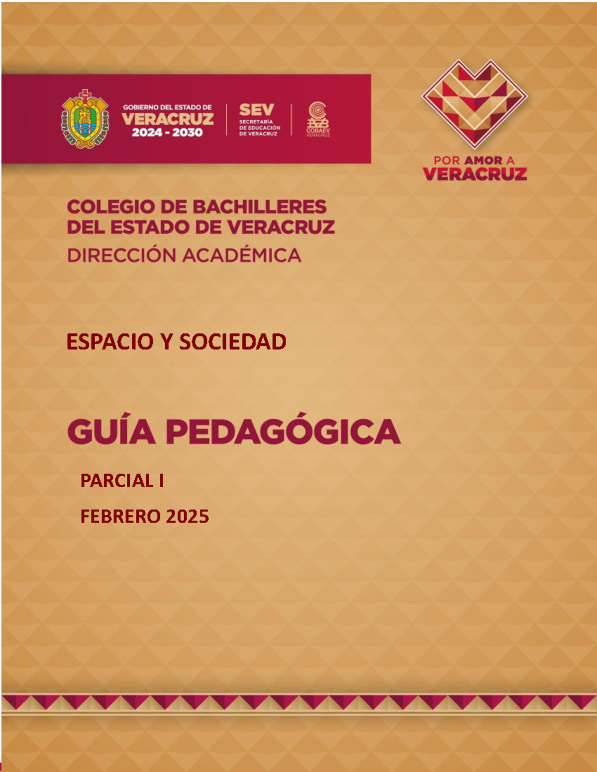 Guía Pedagógica: Espacio y Sociedad (Parcial I, Sem. 2025 A) - Studocu