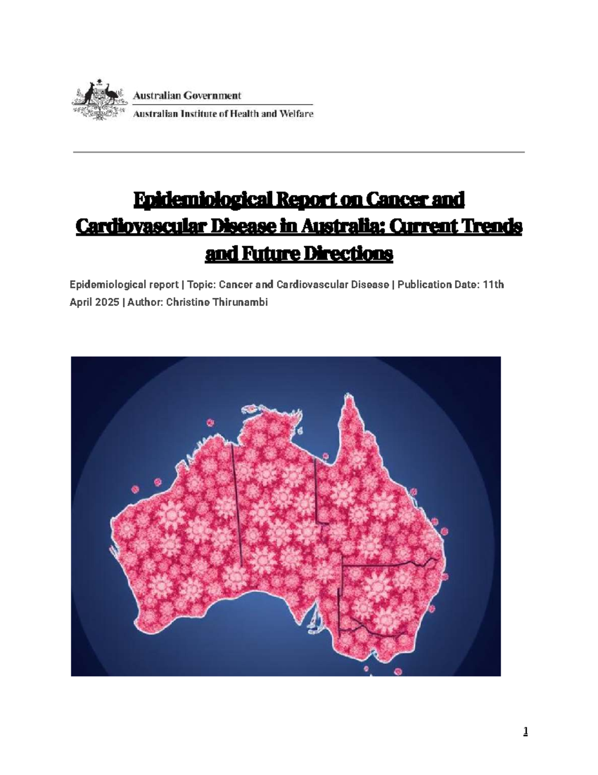 HSC PE Task 2: Epidemiological Report on Cancer & CVD Trends in ...
