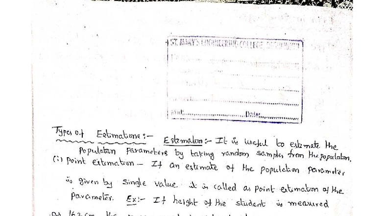 Unit 4: Statistical Hypothesis Testing and Sample Analysis - Studocu